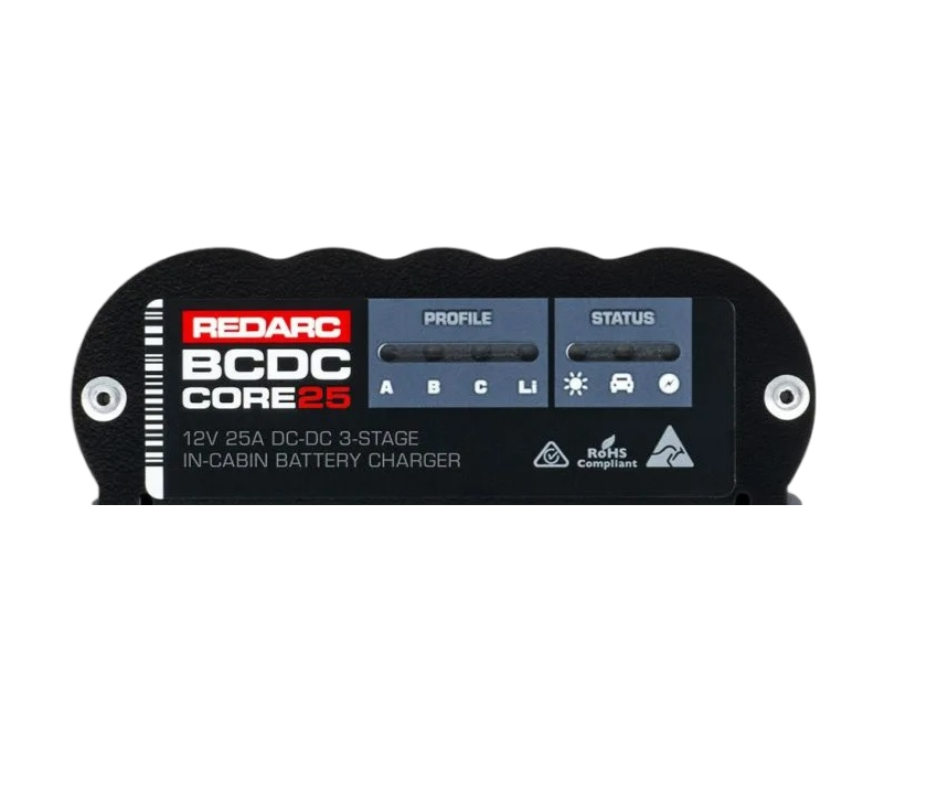 Redarc BCDCN1225: Reliable Dual Input 25A In-Cabin Battery Charger