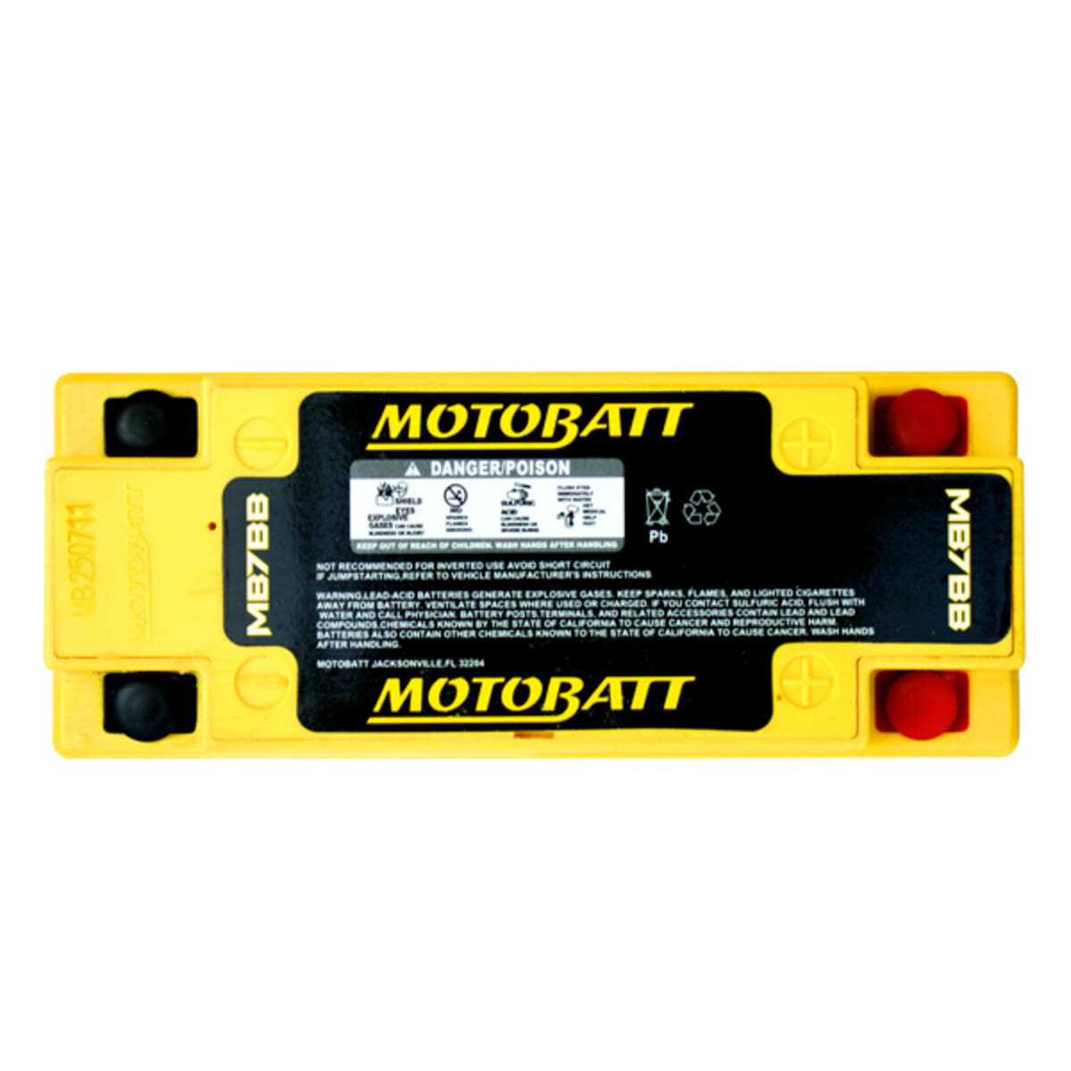 Motobatt MB7BB AGM Battery | Reliable Power for Motorcycles & ATVs