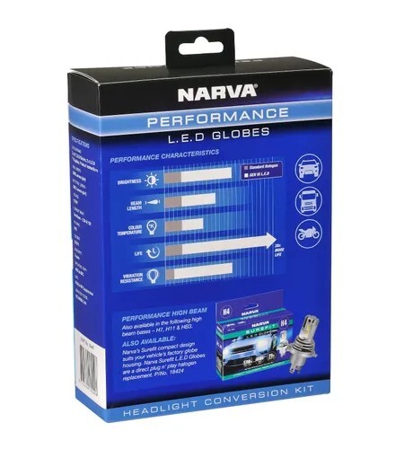 Narva 18447 Gen III LED H7 Performance Globe Kit | Crisp White ...